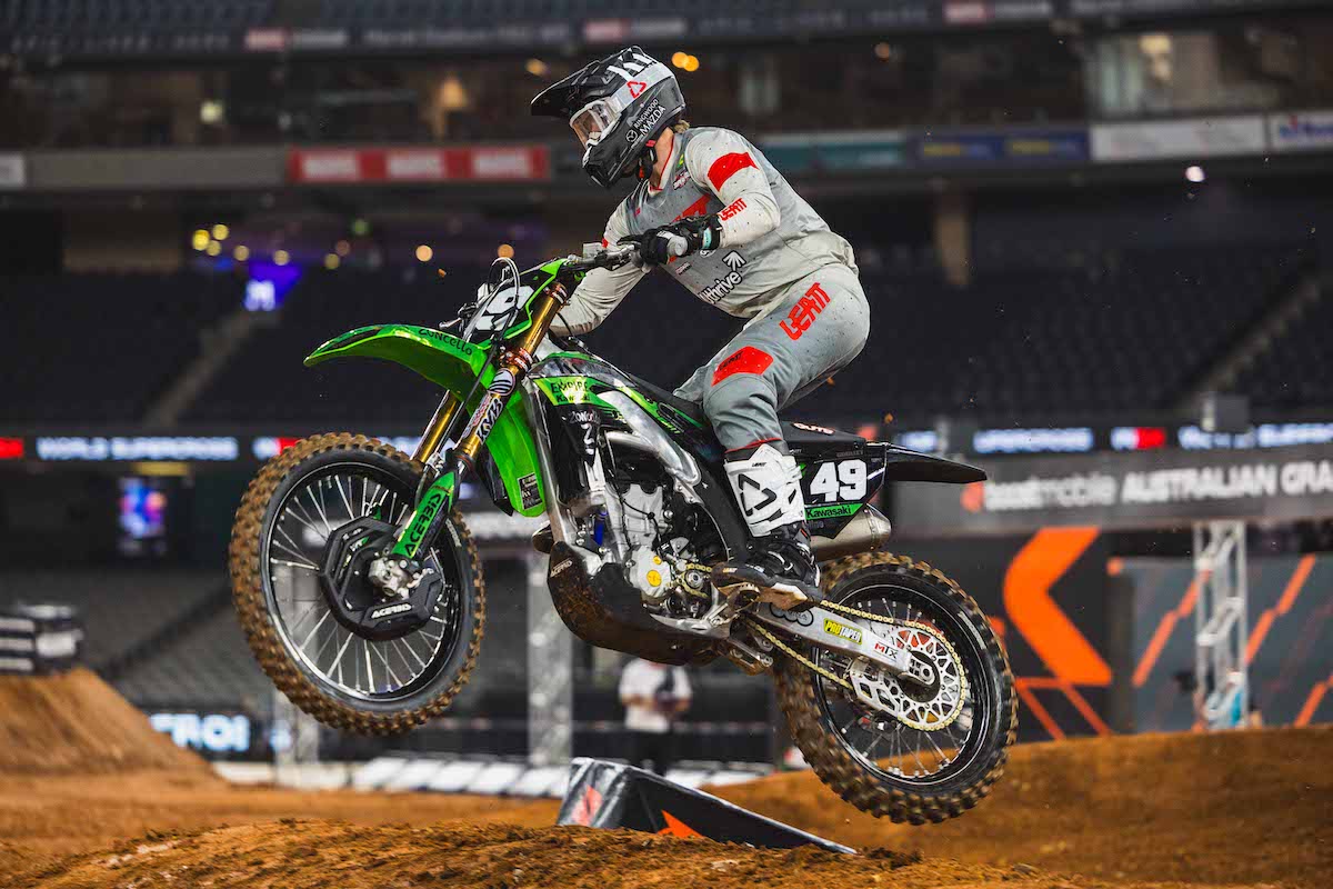 AKRAPOVIC BACKED EMPIRE KAWASAKI COMPLETES AUSTRALIAN SUPERCROSS SEASON ...